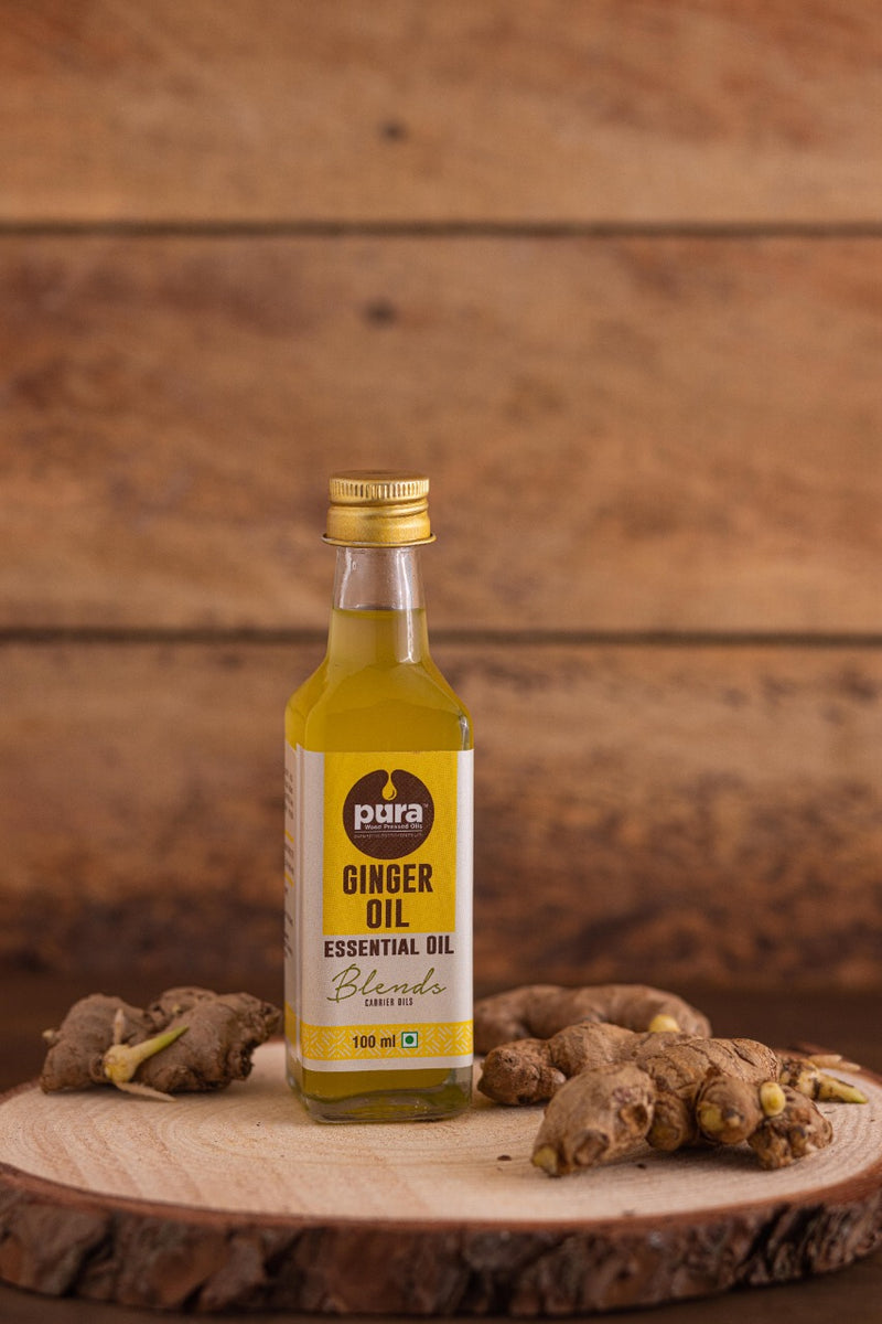 Organic Cold Pressed Ginger Oil - Pura Oils I India– puraoils